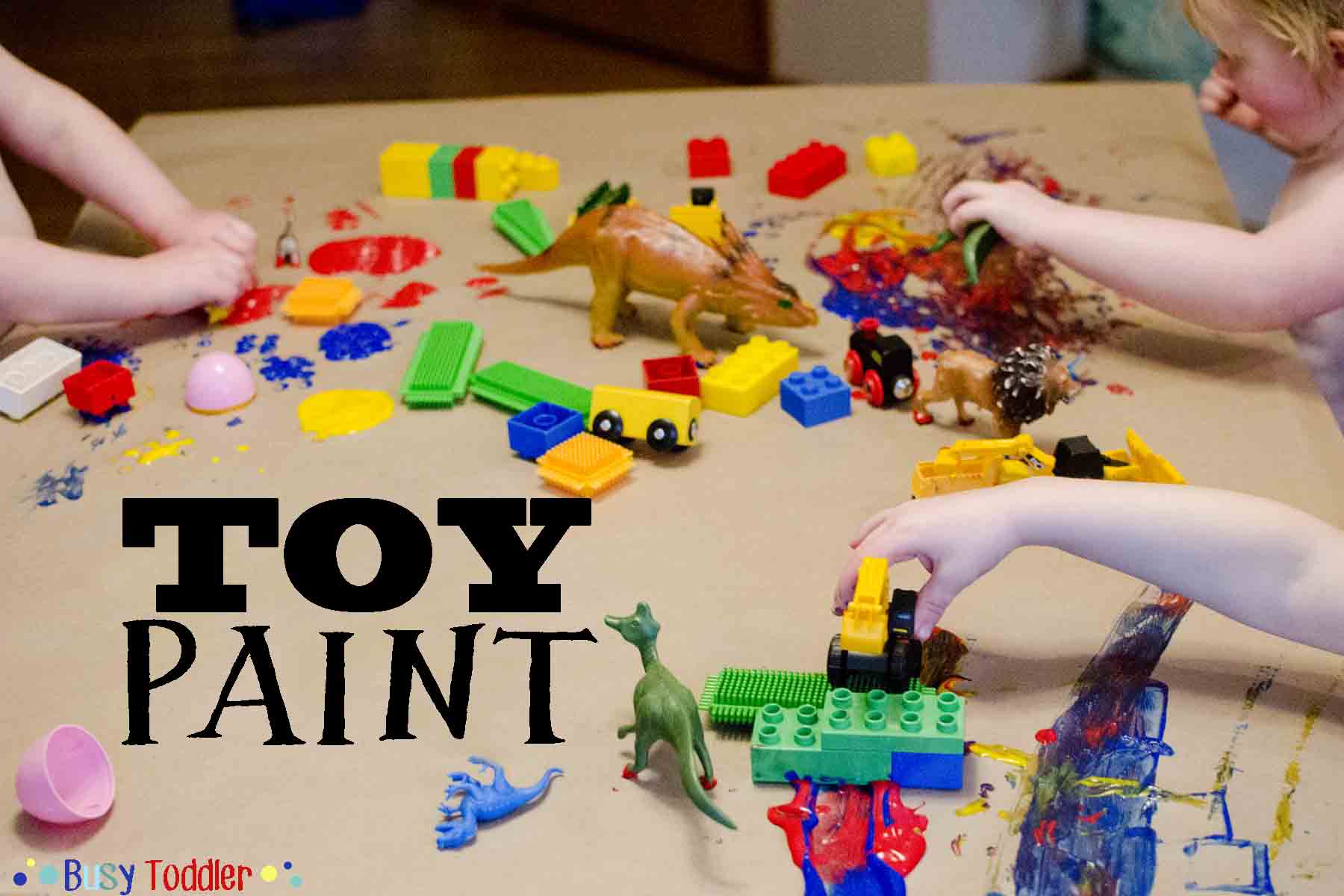 8 Messy Play Date Activities Busy Toddler