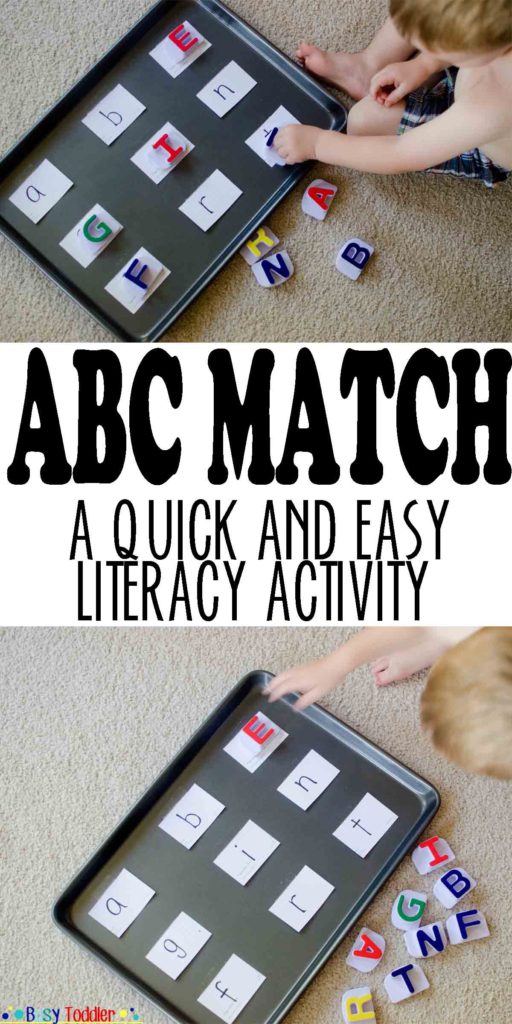 ABC Match - Busy Toddler