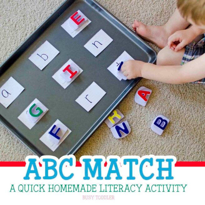ABC Match - Busy Toddler