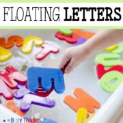 Floating Letters - Busy Toddler