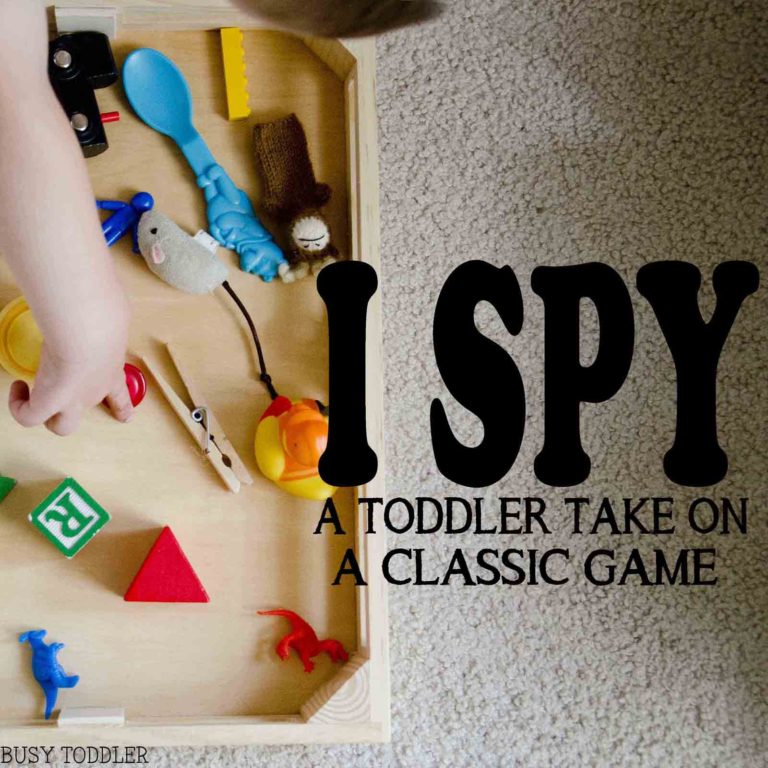 Nature I-Spy with Toddlers - Busy Toddler