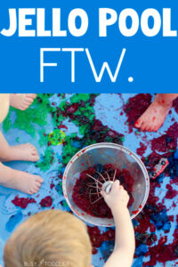 Jello Party: a truly hysterical sensory activity for toddlers - Busy ...