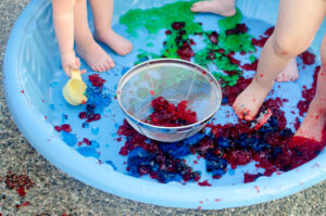Jello Party: a truly hysterical sensory activity for toddlers - Busy ...