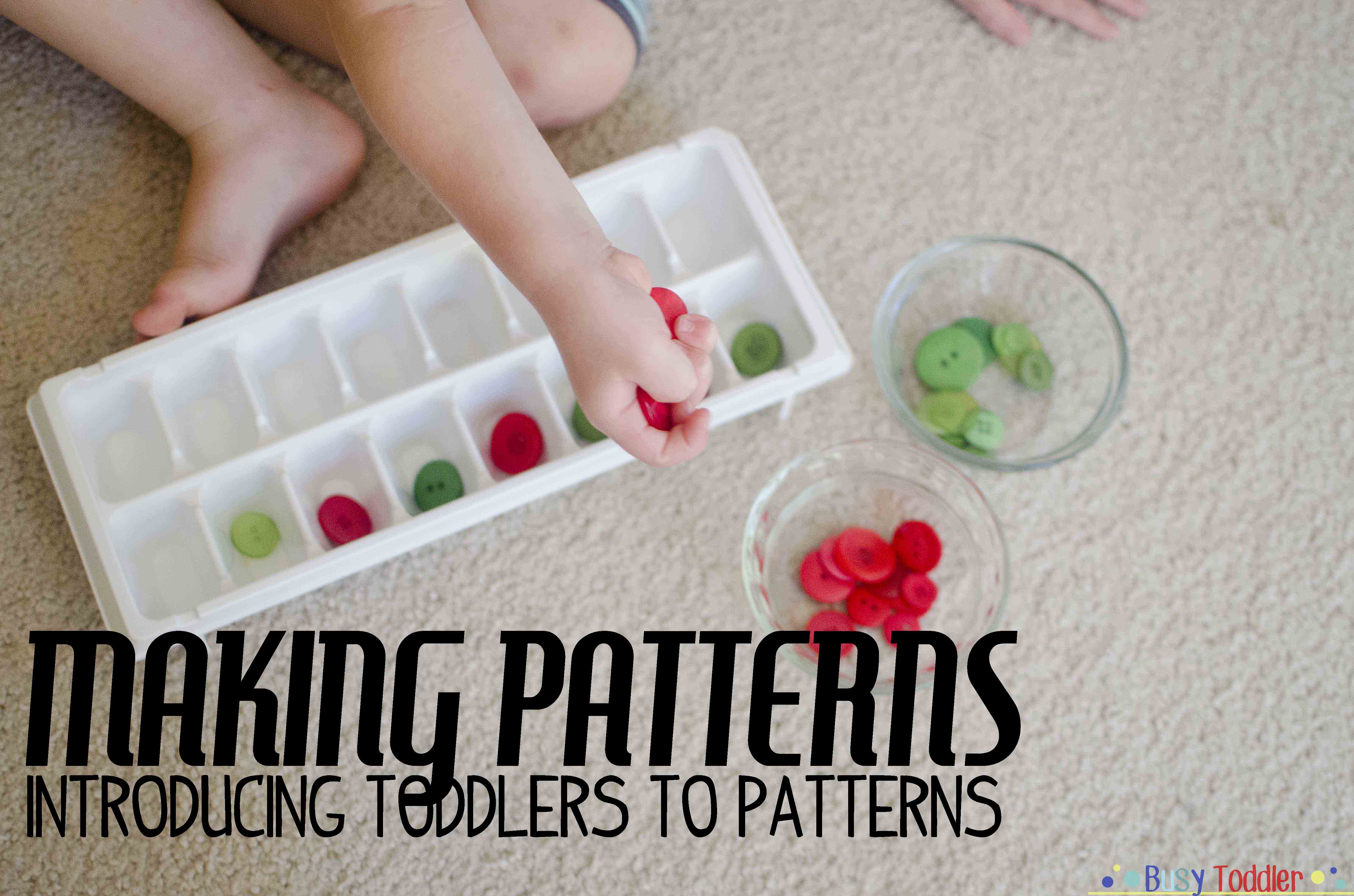 Introducing Patterns To Toddlers Preschoolers Busy Toddler