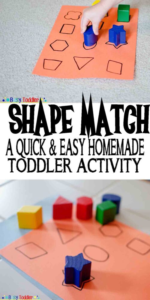 Shape Match - Busy Toddler