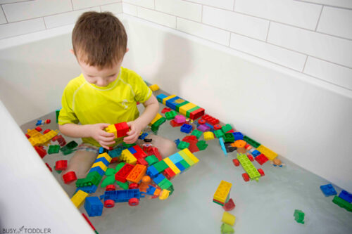 LEGO Bath: The BEST Activity for Kids - Busy Toddler