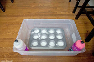 Hidden Colors - Toddler Science Experiment - Busy Toddler