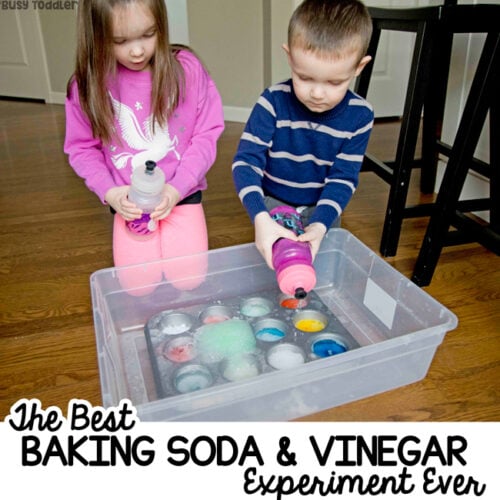 Hidden Colors - Toddler Science Experiment - Busy Toddler