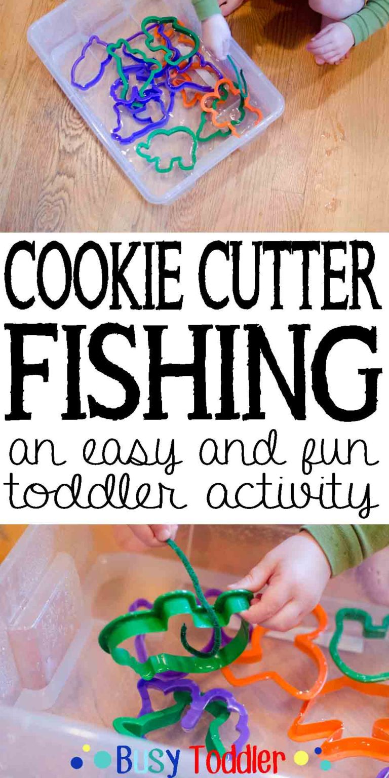 Cookie Cutter Fishing Game - Busy Toddler