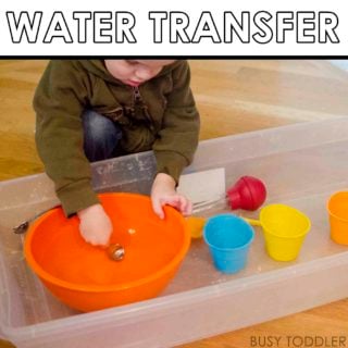 Water Transfer Play Station - Busy Toddler