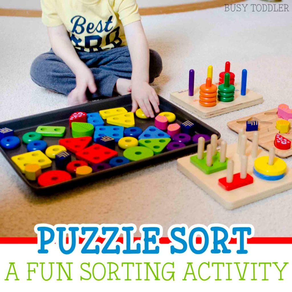 Puzzle Sort - Busy Toddler