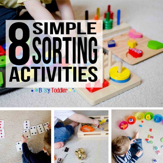 8 Simple Sorting Activities for Toddlers - Busy Toddler