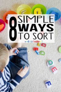 8 Simple Sorting Activities for Toddlers - Busy Toddler