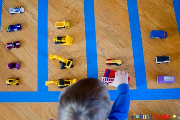 Sorting and Graphing Toys - Busy Toddler