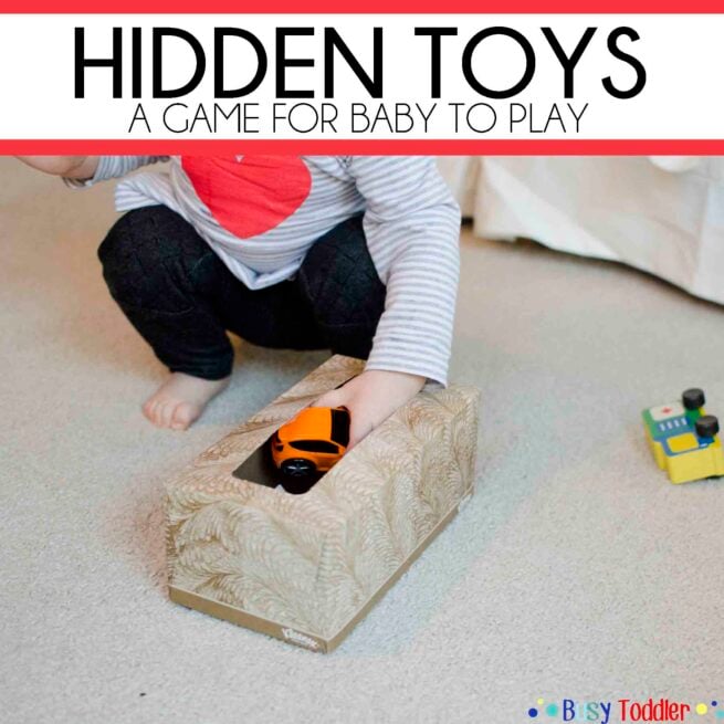Hidden Toys Baby Activity - Busy Toddler
