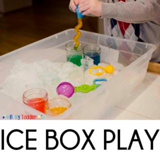 Sorting Drop Box Fine Motor Activity - Busy Toddler