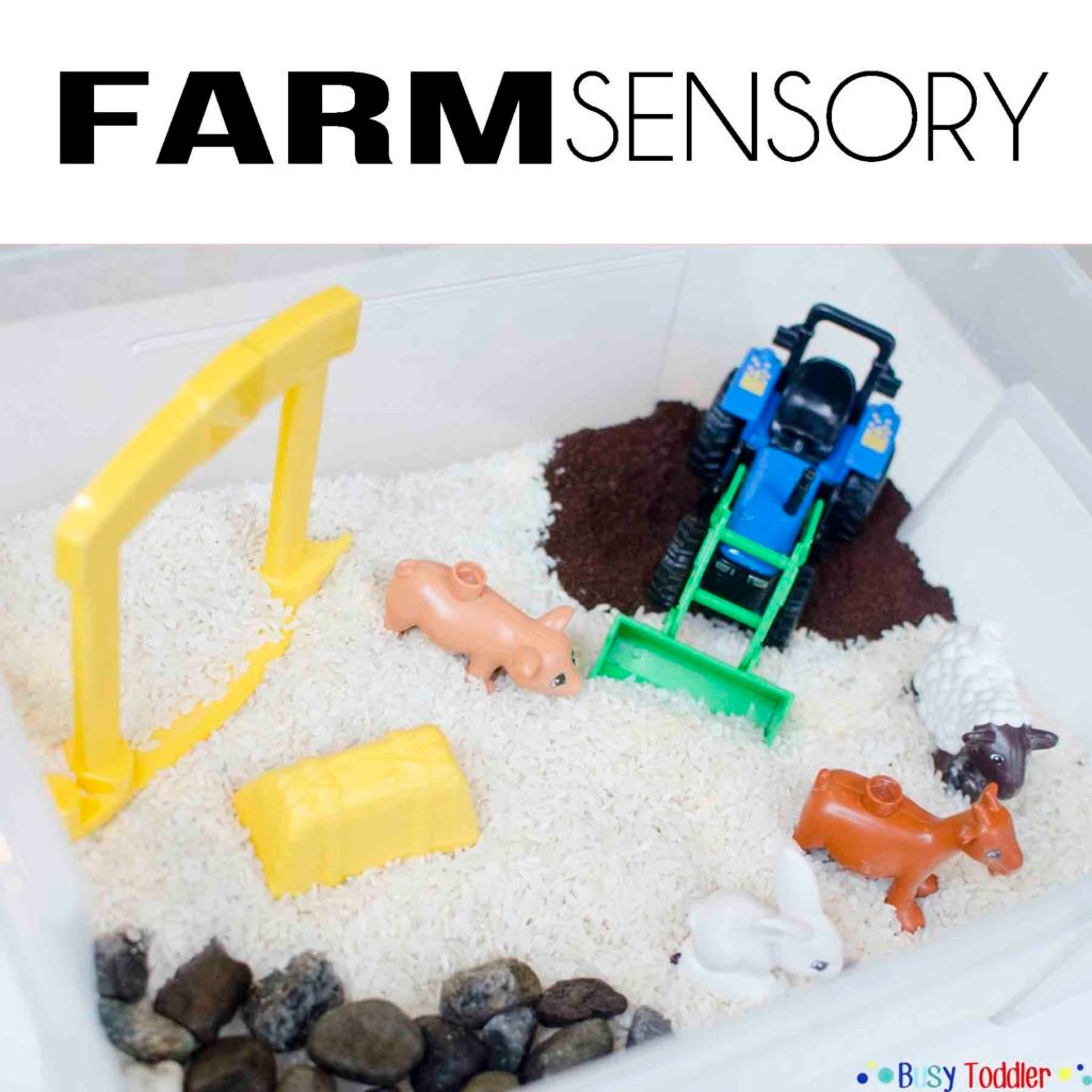 Farm Sensory Small World Play - Busy Toddler