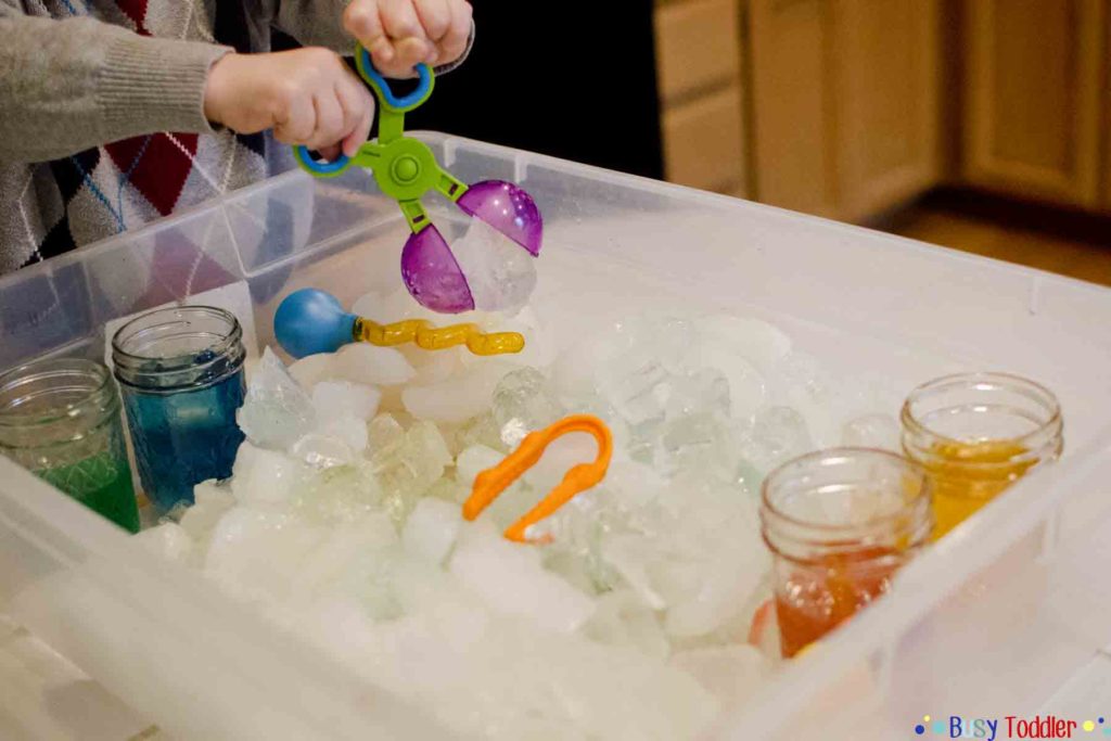 Ice Box: Chilly Fine Motor Skills Play - Busy Toddler