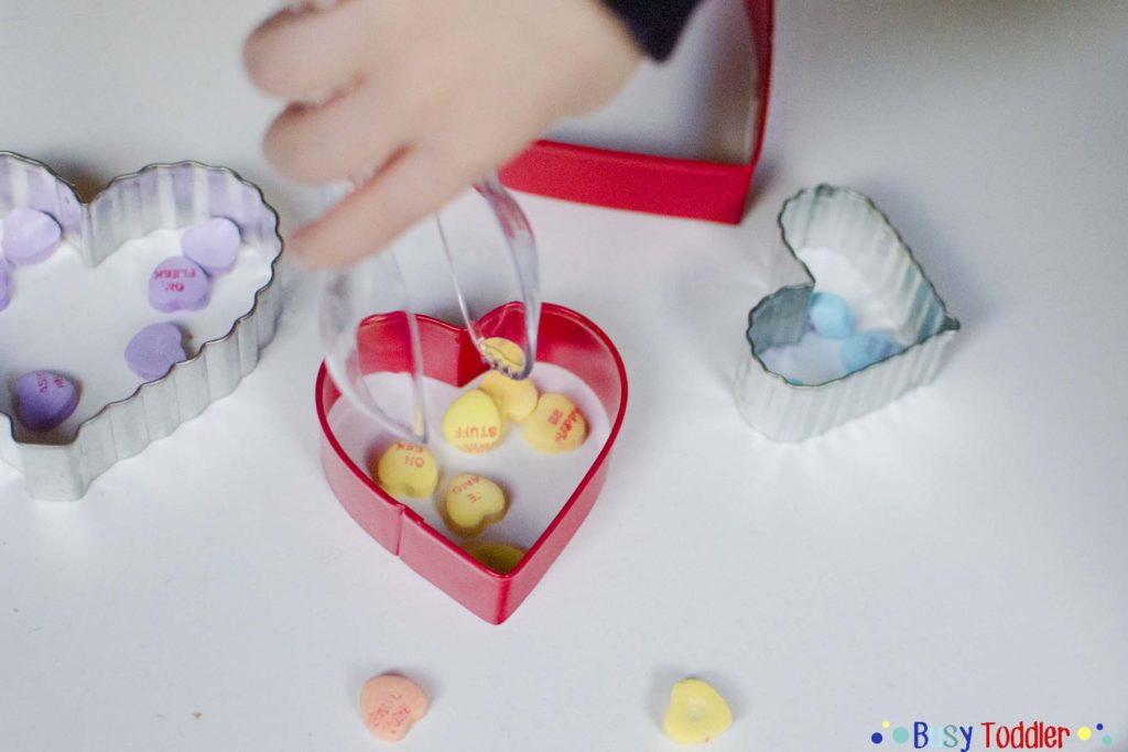 Valentine's Day Sorting Activity - Busy Toddler
