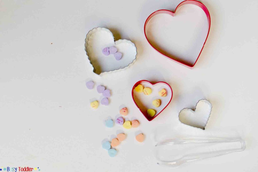 Valentine's Day Sorting Activity - Busy Toddler
