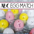 ABC Easter Egg Match - Busy Toddler