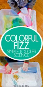 Colorful Fizz: Simple Toddler Science - Busy Toddler