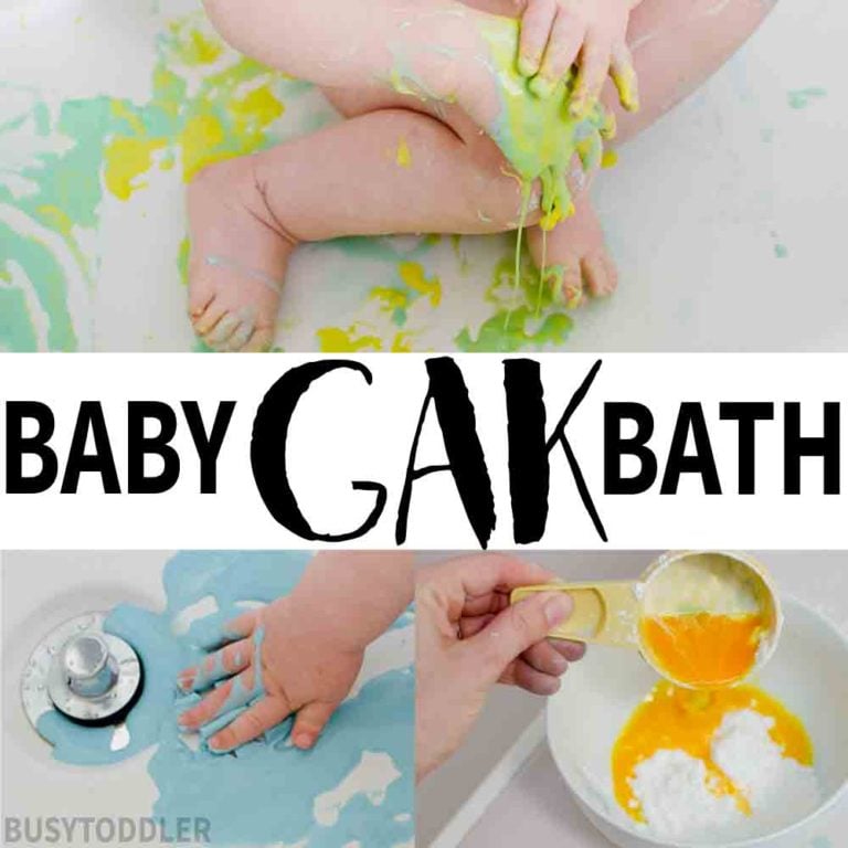 Quick Baby Activity: Gak Bath - Busy Toddler