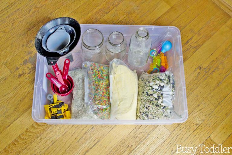 Sensory Bin Basics: What You Need to Have - Busy Toddler