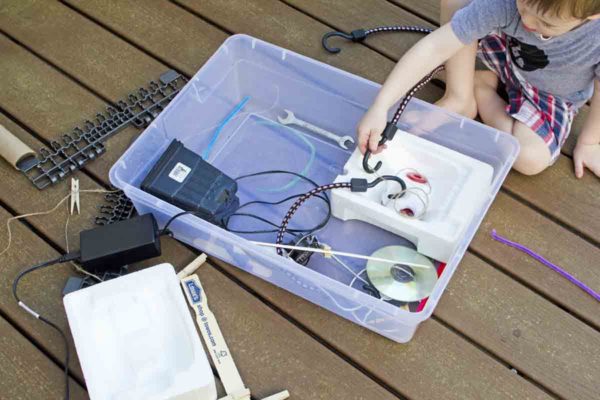 Tinker Box Inventor's Kit (Loose Parts Play) - Busy Toddler