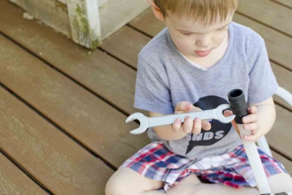 Tinker Box Inventor's Kit (Loose Parts Play) - Busy Toddler