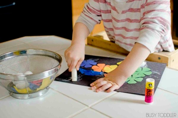 Skill Practice: Glue Stick Activity Bin - Busy Toddler