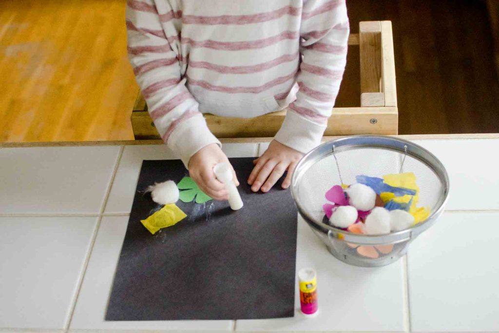 Skill Practice: Glue Stick Activity Bin - Busy Toddler