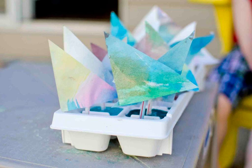 Colorful Ice Boats - Busy Toddler
