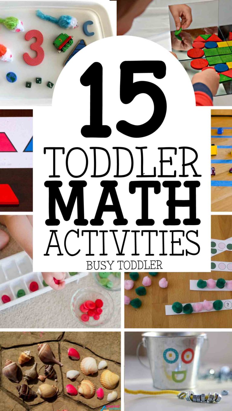 15 Toddler Math Activities - Busy Toddler