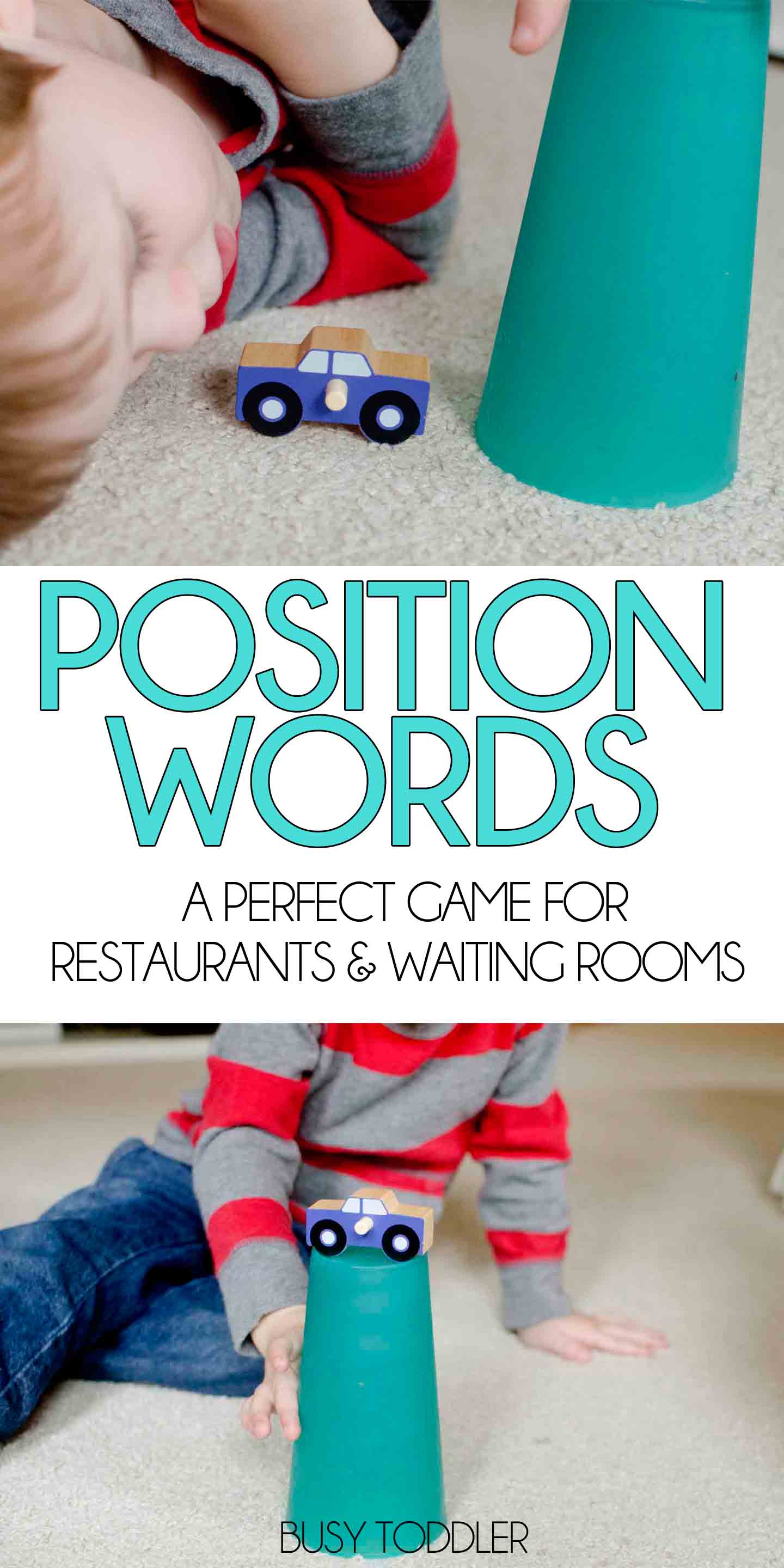 Position Words The Over Under Game Busy Toddler