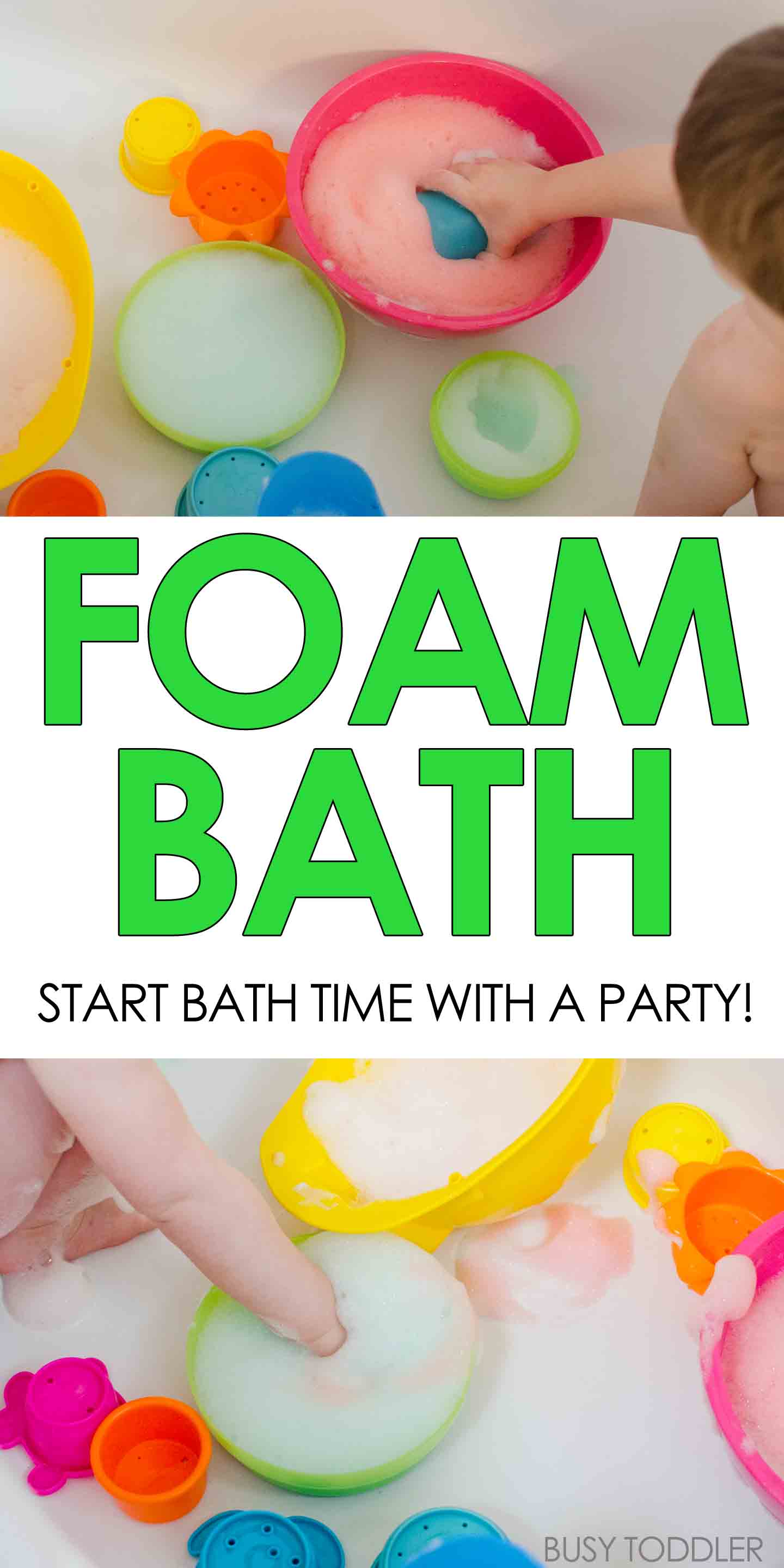 Foam Bath Busy Toddler