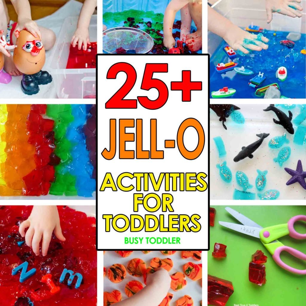 Jello Dig: Messy Sensory Excavating - Busy Toddler