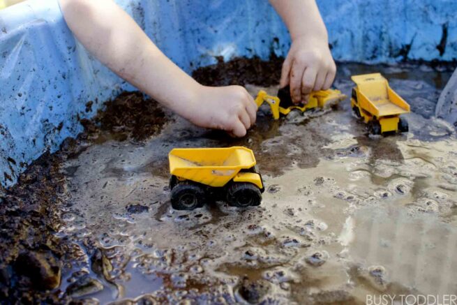 Muddy Trucks and Car Wash - Busy Toddler