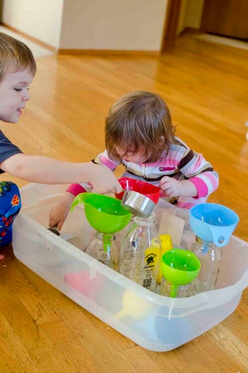 Funnel Fun: Simple Toddler Entertainment - Busy Toddler