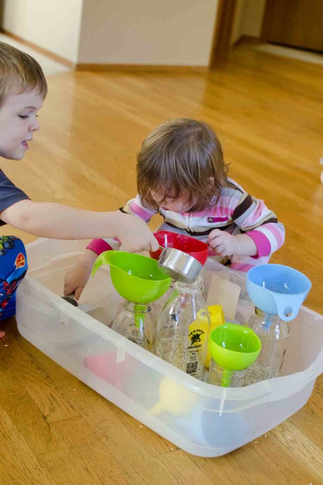 Funnel Fun: Simple Toddler Entertainment - Busy Toddler