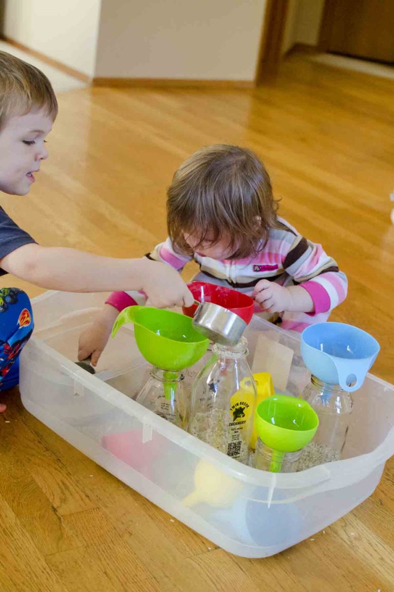 Funnel Fun: Simple Toddler Entertainment - Busy Toddler