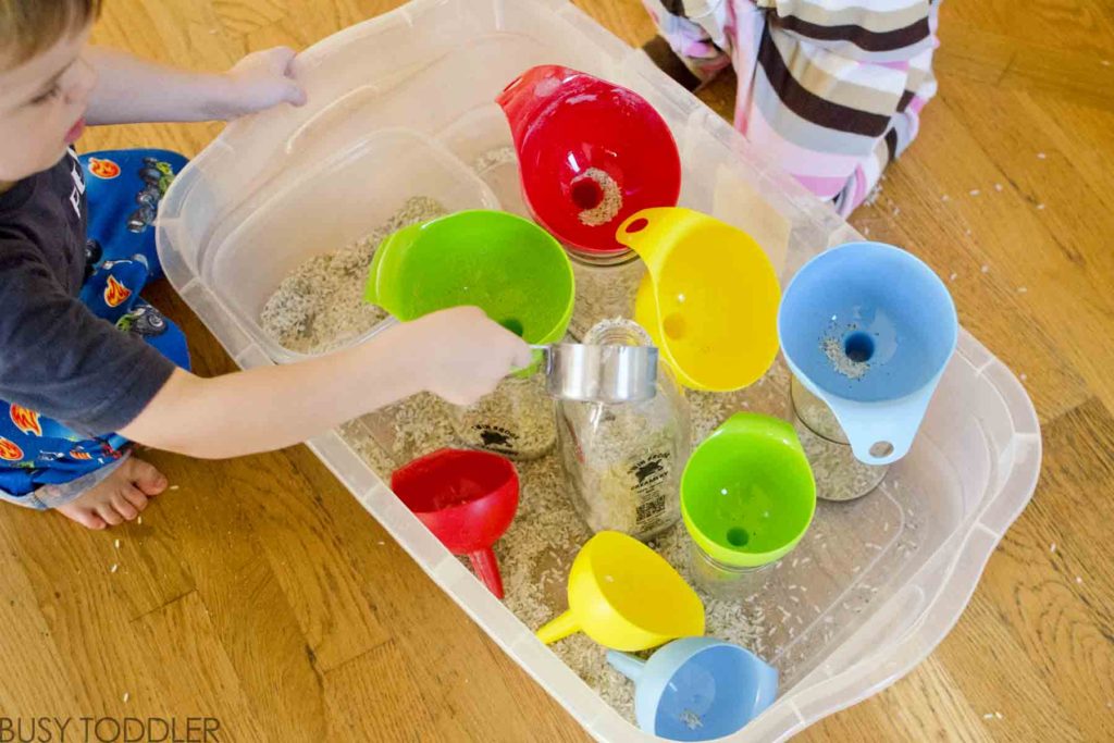 Funnel Fun: Simple Toddler Entertainment - Busy Toddler