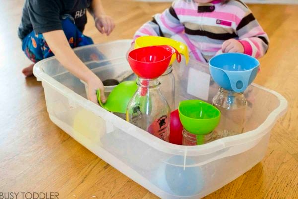 Funnel Fun: Simple Toddler Entertainment - Busy Toddler