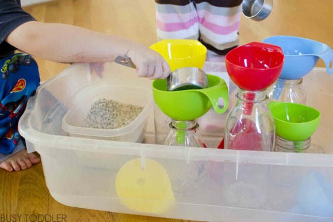 Funnel Fun: Simple Toddler Entertainment - Busy Toddler