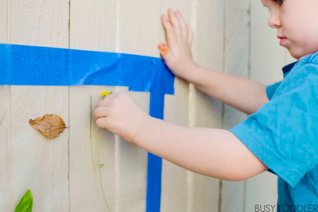 Outside Sticky Wall - Busy Toddler