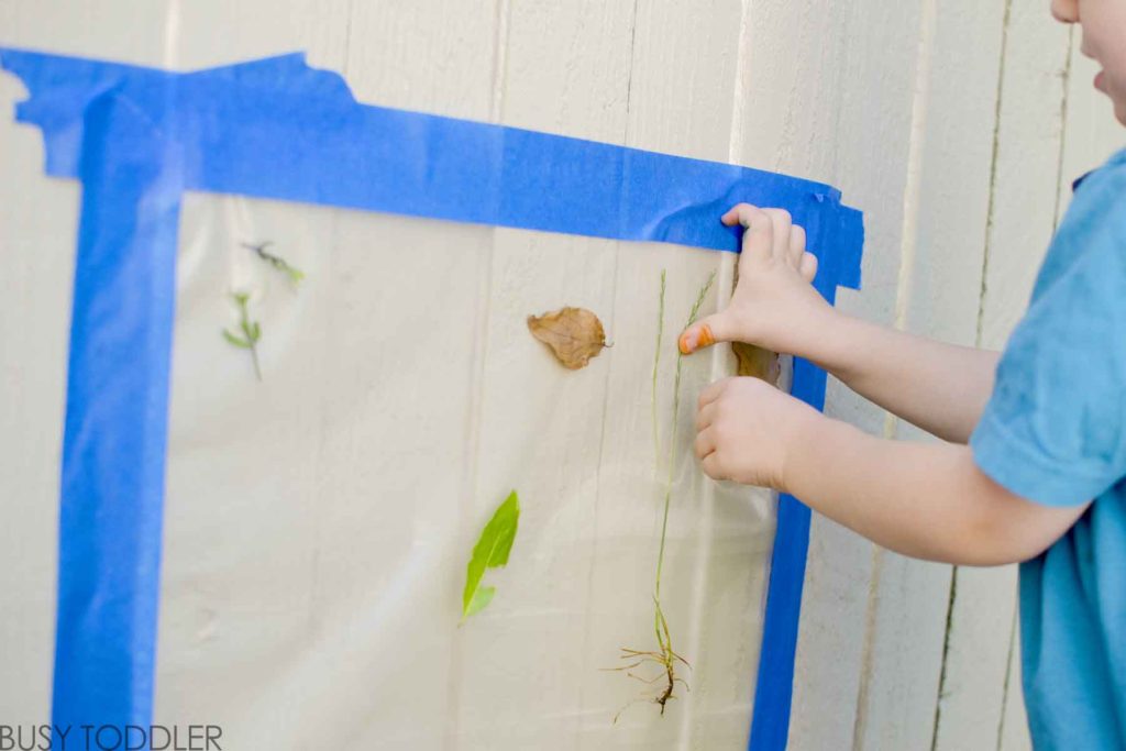 Outside Sticky Wall - Busy Toddler