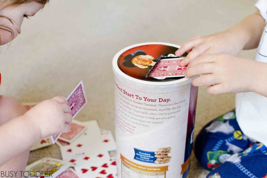 Card Slot Drop - Busy Toddler