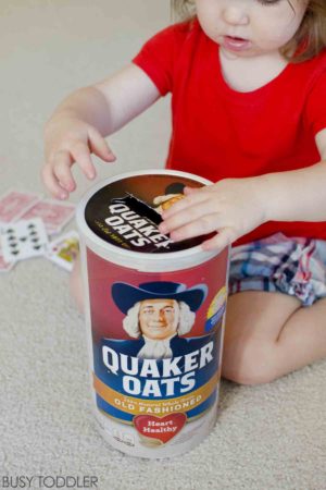 Card Slot Drop - Busy Toddler