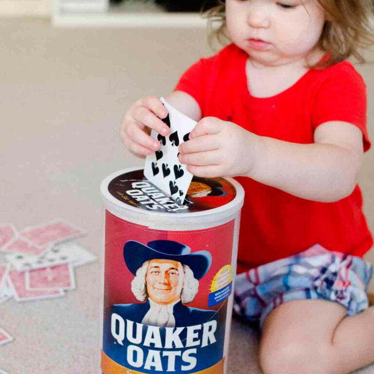 Card Slot Drop - Busy Toddler