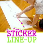 Sticker Line-Up - Busy Toddler